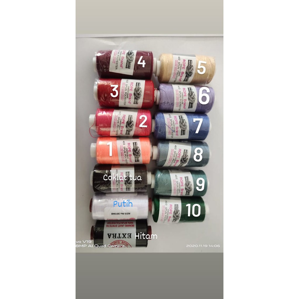 Jual BENANG JAHIT - SEWING THREAD - benang jahit / jait | Shopee Indonesia