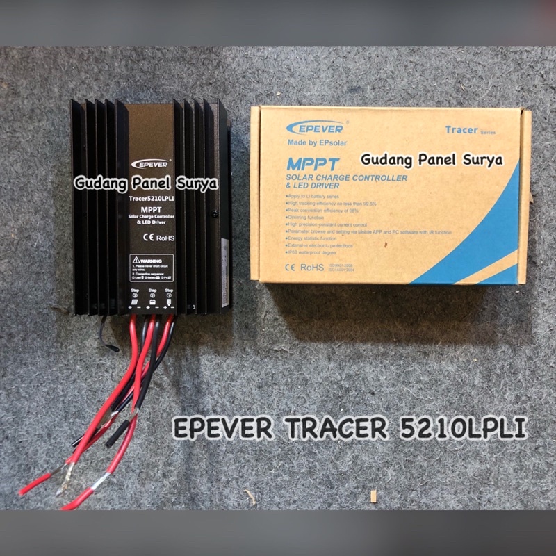 Jual Solar Charge Controller SCC MPPT 20A EPEVER TRACER5210LPLI SCC TRACER 5210 LPLI | Shopee ...