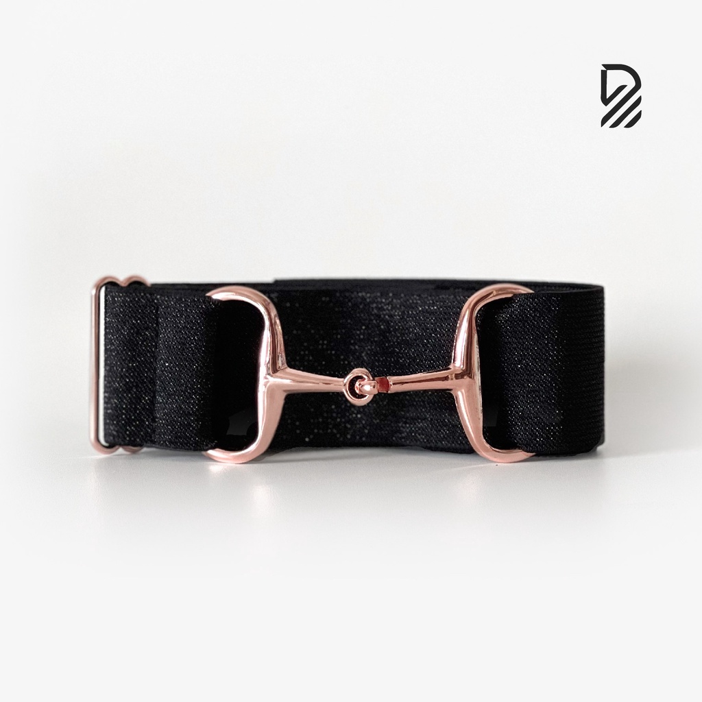 Jual Mine Snaffle Bit Belt (Rosegold Glitter) - Adjustable | Shopee ...
