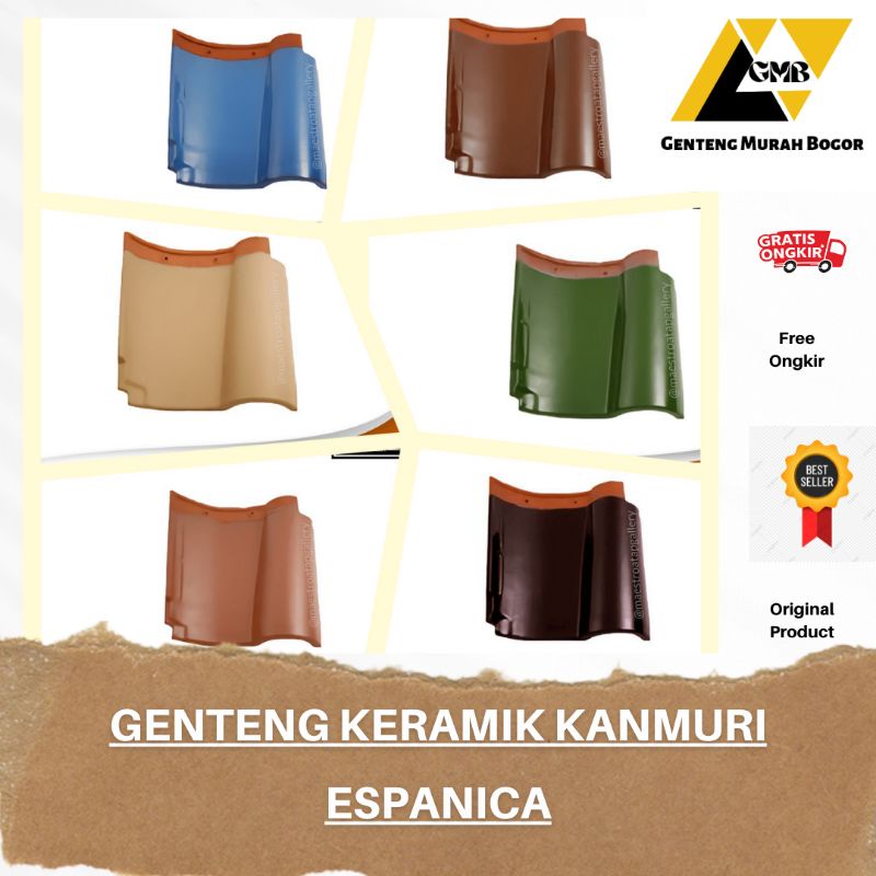 Jual Genteng Keramik Espanica Atap Rumah Murah Bagus Kenteng Kokoh Awet ...