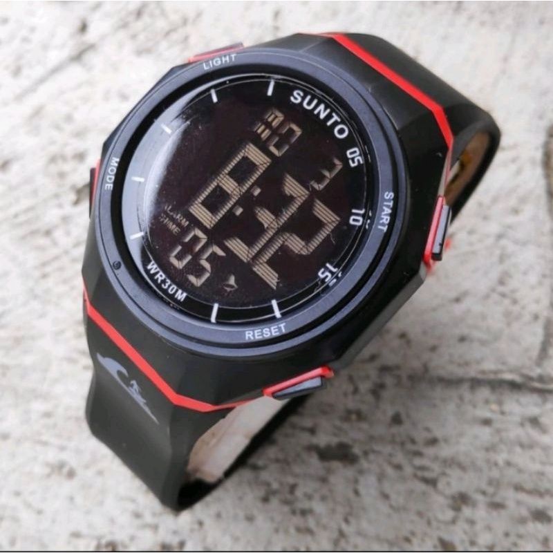 Jual jam tangan pria digital sunto water resistance | Shopee Indonesia