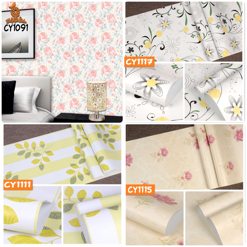 Jual Wallpaper Dinding Stiker 45cm x 8m Wallpaper Stiker Dinding Rumah Wallpaper Dinding 3D ...