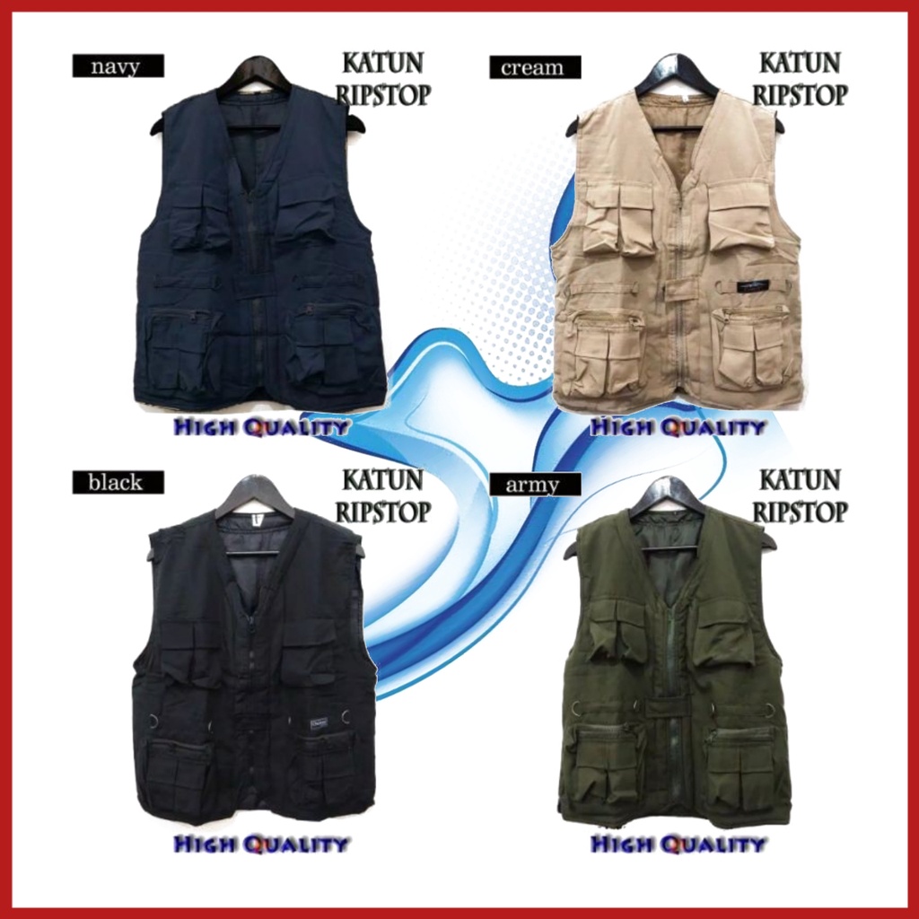 Jual rompi pria, jaket rompi pria, rompi tactical | Shopee Indonesia