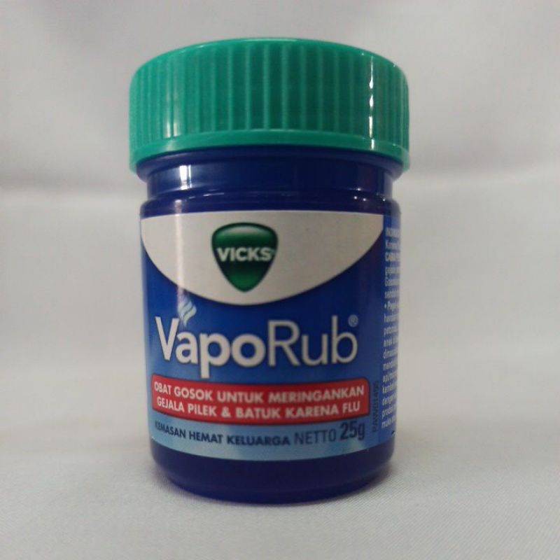 Jual Vicks VapoRub 25g Obat Uap Batuk Pilek Vapo Rub Balsem | Shopee ...
