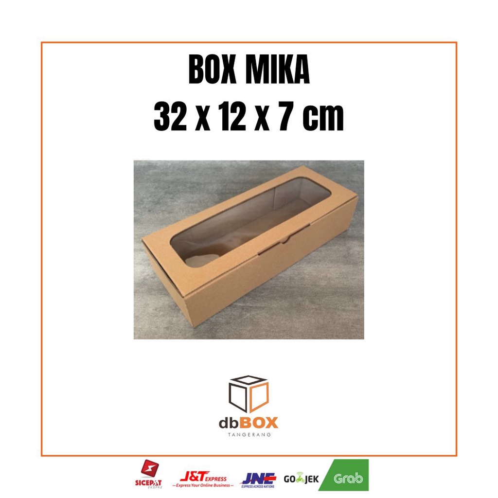 Jual BOX MIKA 32x12x7 cm | Box Die Cut & Easy Usage | Box Kue Bolu ...