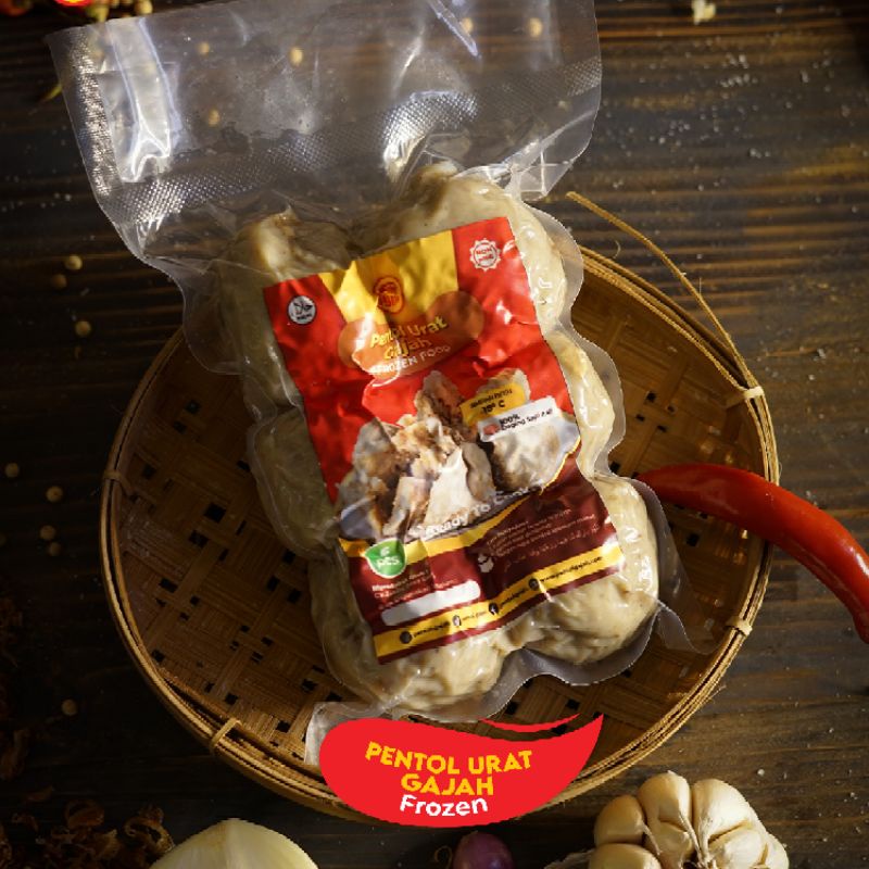 Jual Pentol Urat Gajah Jumbo isi 6 Vacuum (tidak termasuk saus, saus ...