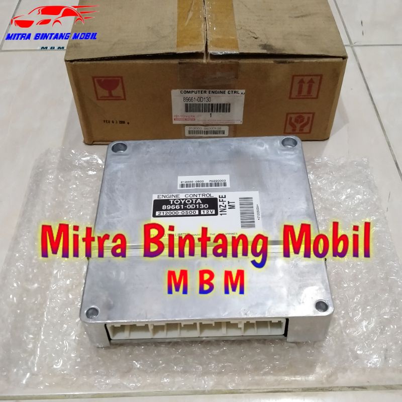 Jual Ecu Computer Komputer Toyota Soluna - Vios Manual Asli 89661-0D130 ...