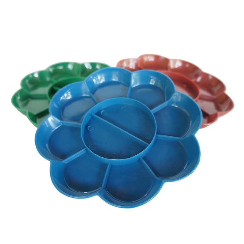 Jual Palet cat lukis cat tekstil, cat kulit, cat akrilik, cat air, cat ...