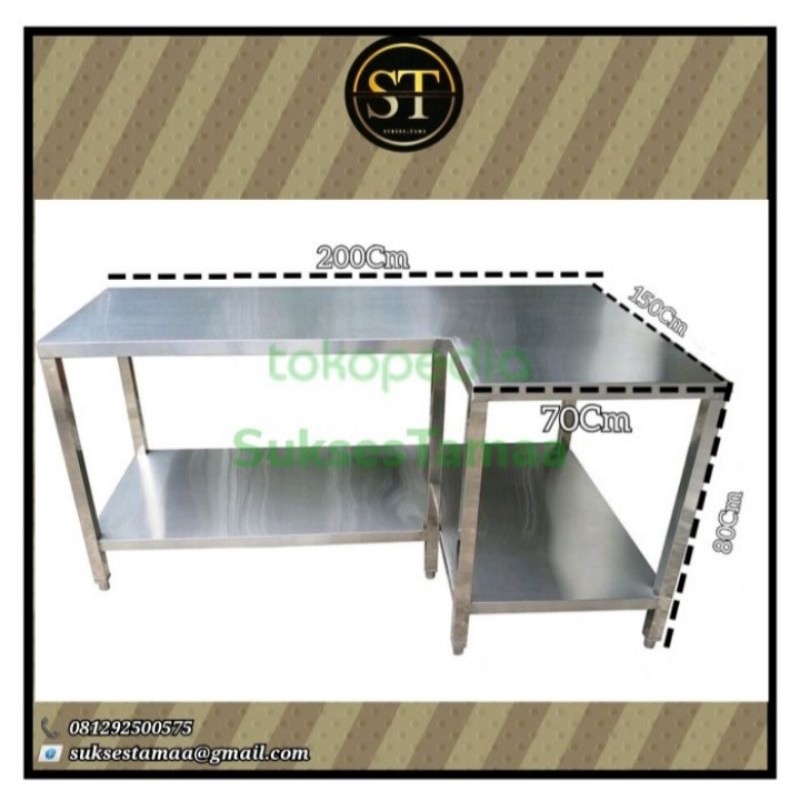 Jual meja baking stainless | Shopee Indonesia