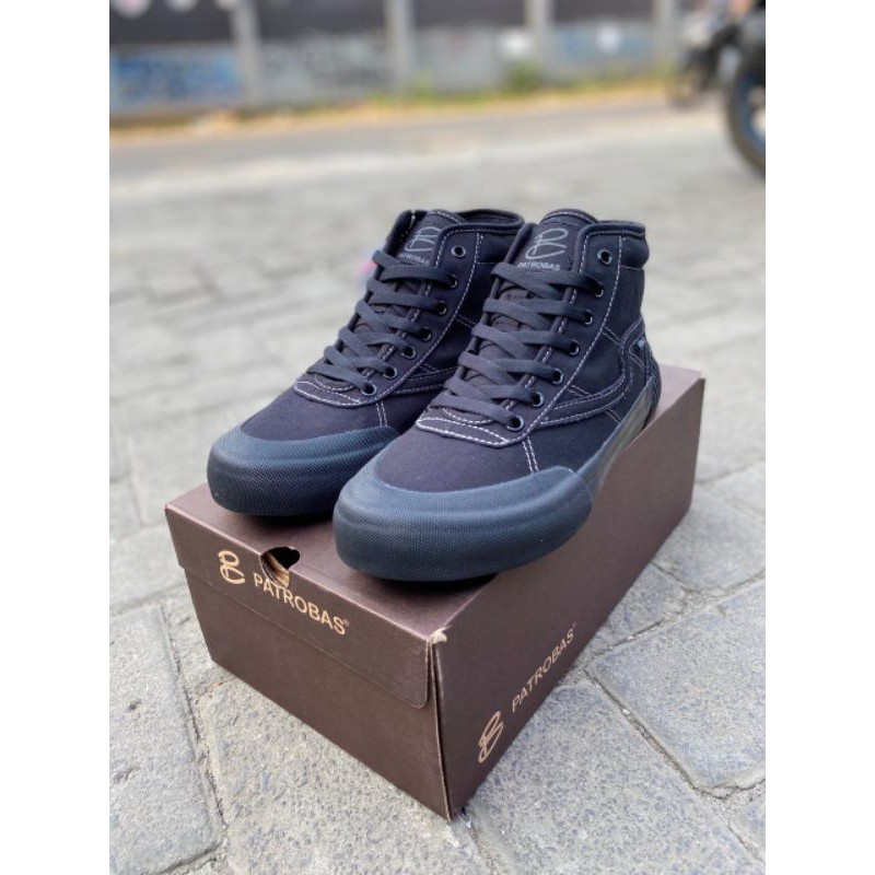 Jual Patrobas Equip High All Black (Murah Banget) | Shopee Indonesia