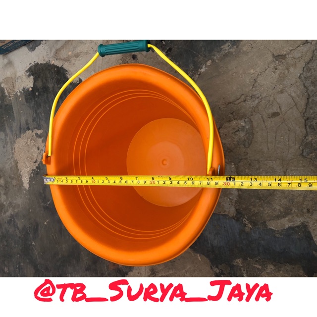 Jual EMBER PLASTIK ORANGE | EMBER COR ANTI PECAH | EMBER BANGUNAN BESAR ...