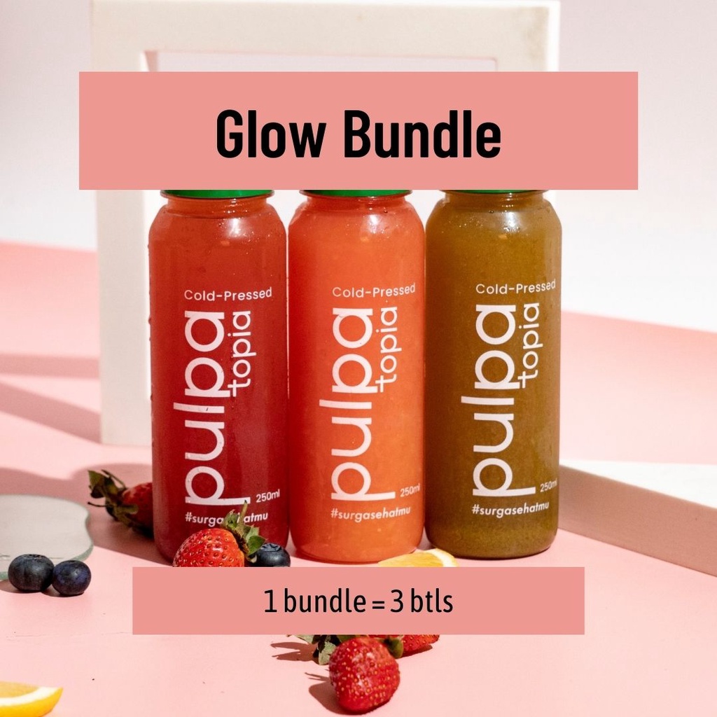 Jual SPECIAL BUNDLES Cold Pressed Juice GLOW POWER REFRESH RESET CALM ...