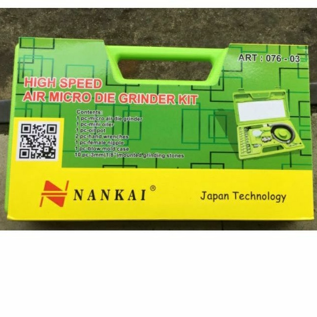 Jual AIR MICRO DIE GRINDER KIT SET NANKAI BOR ANGIN GERINDA BOR MINI ...