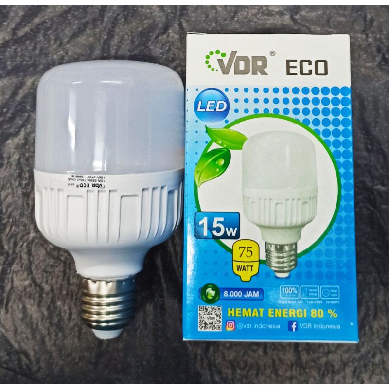 Jual Lampu Led Tabung VDR 15 watt Putih SNI | Shopee Indonesia