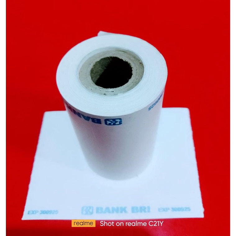 Jual [NEW EDITION] Kertas thermal roll logo bank bri ukuran 58x40mm ...