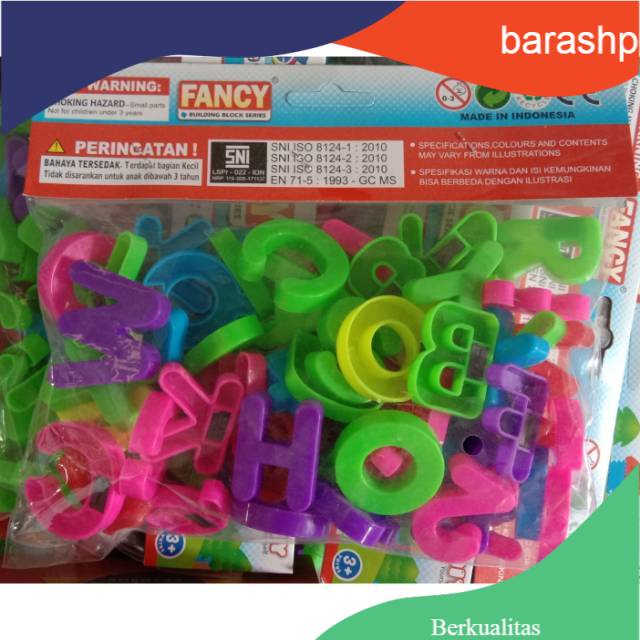Jual MD 1599 Mainan huruf dan angka magnet fancy / mainan mengenal ...