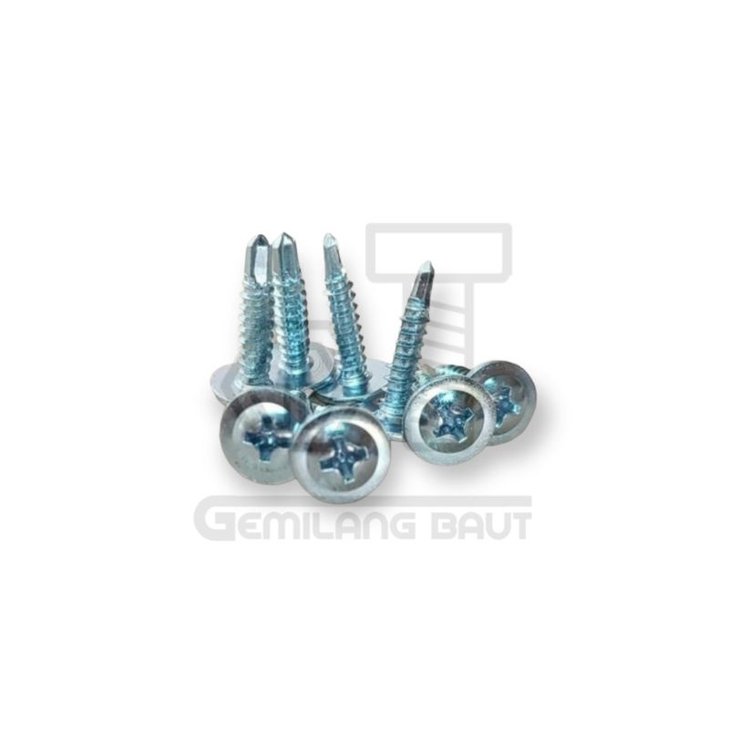 Jual Sekrup sds truss head 8x19 @100 pcs | Shopee Indonesia