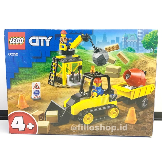 Jual Lego Construction Bulldozer 60252 | Shopee Indonesia