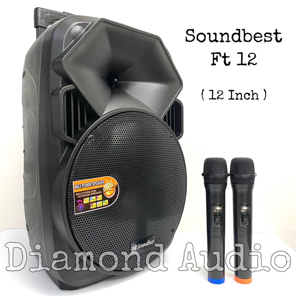 Jual Speaker Portable Soundbest Ft 12 Usb Bluetooth Original Speaker 12 ...