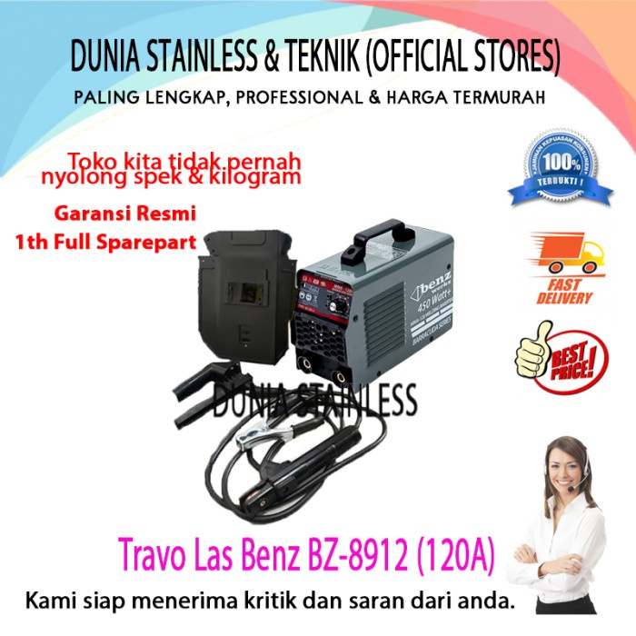 Jual Mesin Travo Las Benz MMA-120A alat alat teknik bengkel besi ...
