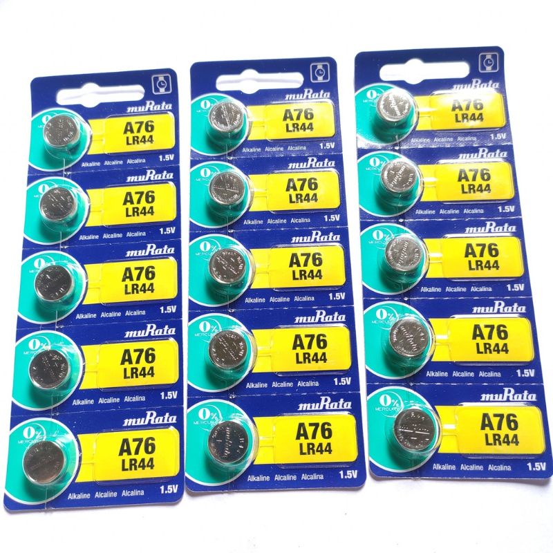 Jual Baterai Batrei Batre Sony Murata A76 LR44 A 76 LR 44 Original Japan | Shopee Indonesia