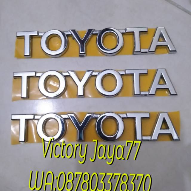 Jual Logo Emblem Toyota Original Oem 1 Pc | Shopee Indonesia
