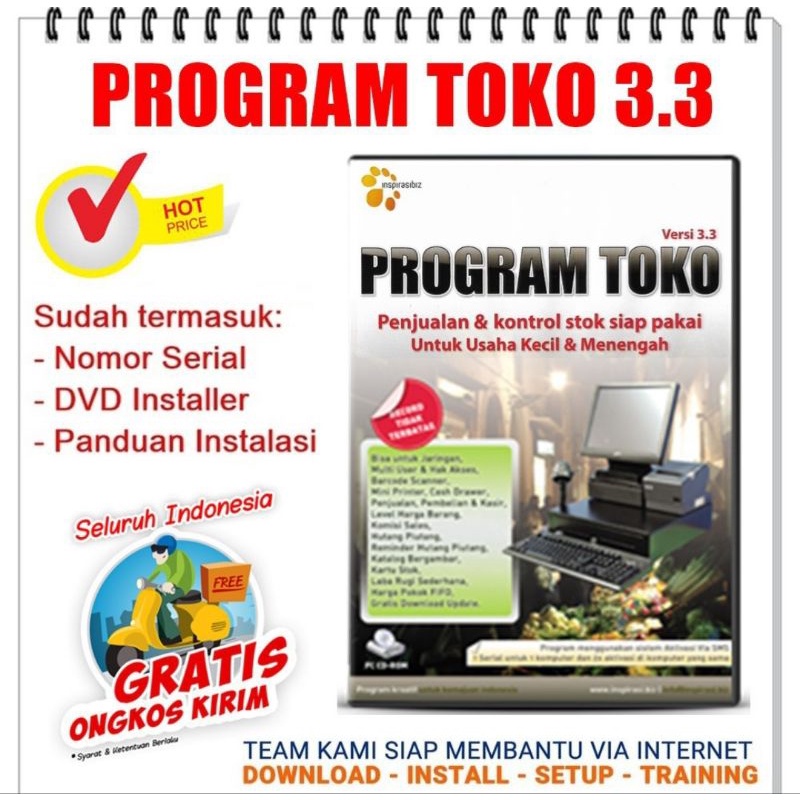 Jual Program Toko murah Ipos 3.3 Include Kode Aktivasi | Shopee Indonesia
