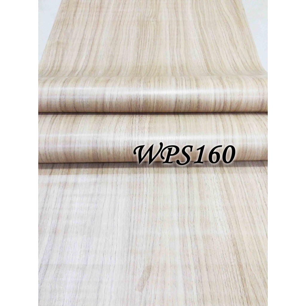 Jual Wallpaper Dinding Cream Maple Wood ratudinding Stiker Dekorasi ...