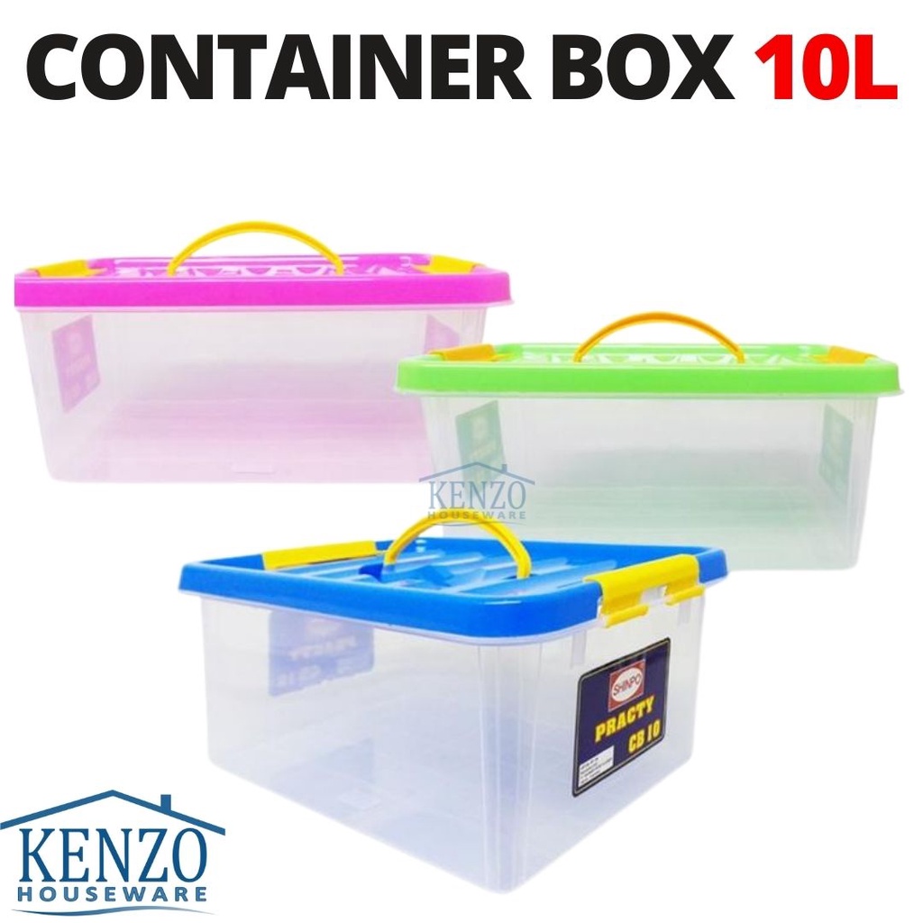 Jual Container Box Shinpo CB 10 Liter Kontainer Storage Box SIP PRACTY ...