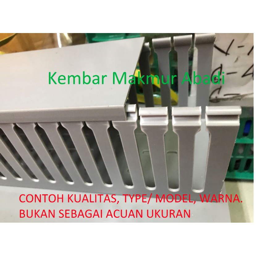 Jual KSS Wiring Duct MD-1.5L 33x45- 2M / Cable Duct KSS 33x45 Grey ...