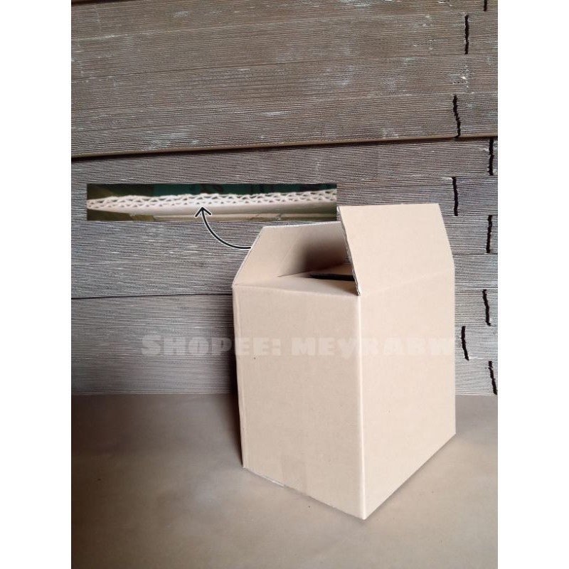 Jual Box kardus karton polos jenis double wall 125k/125mx3/125m model ...
