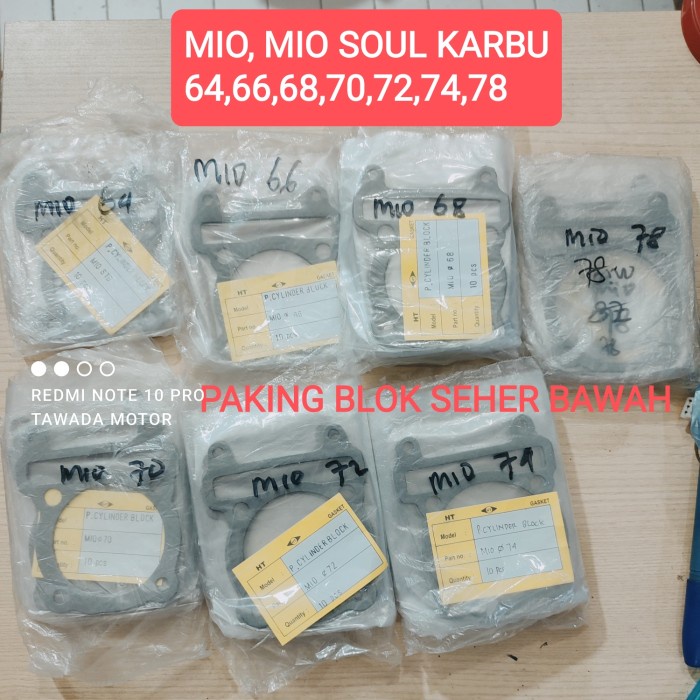 Jual PAKING RACING BLOK SEHER BAWAH MIO MIO SOUL 64-78 MILI | Shopee Indonesia