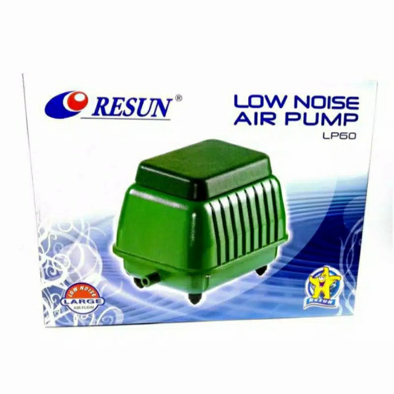 Jual RESUN LP 60 LOW NOISE AIR POMPA UDARA AERATOR 60 WATT 70 L / MENIT ...