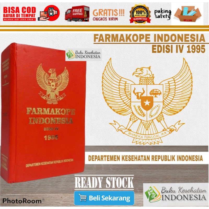 Jual FARMAKOPE INDONESIA EDISI 4 FARMAKOPE EDISI KETIGA ISO FORMULARIUM ...