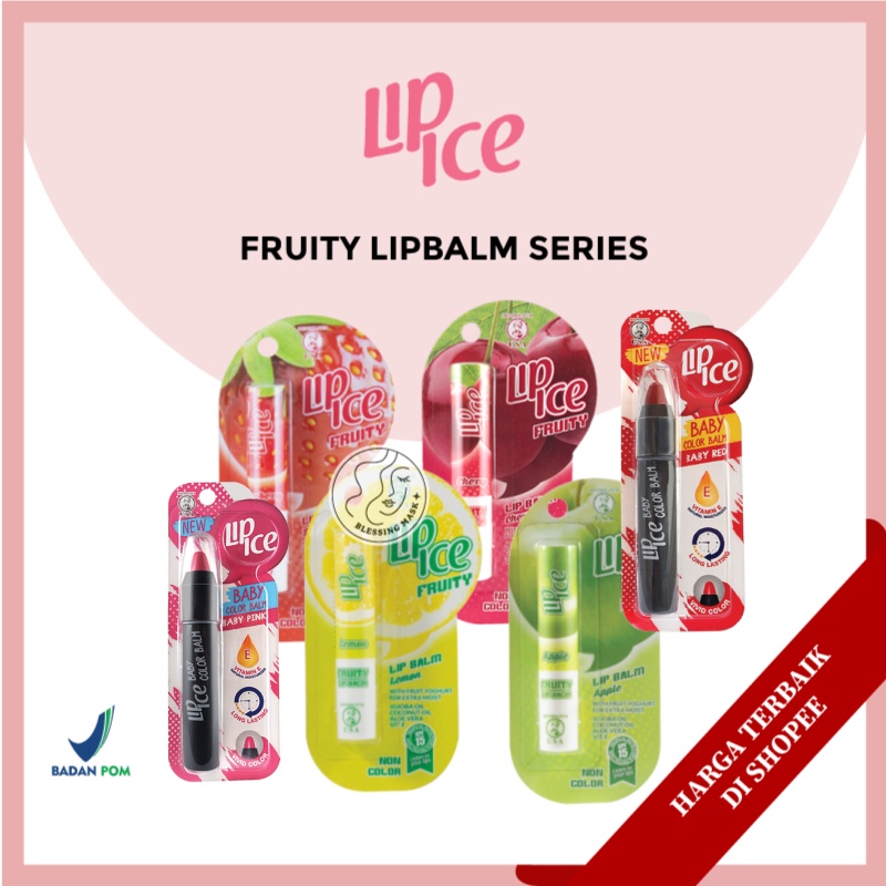 Jual Lip Ice Fruity LipBalm | Baby Color Balm | Shopee Indonesia