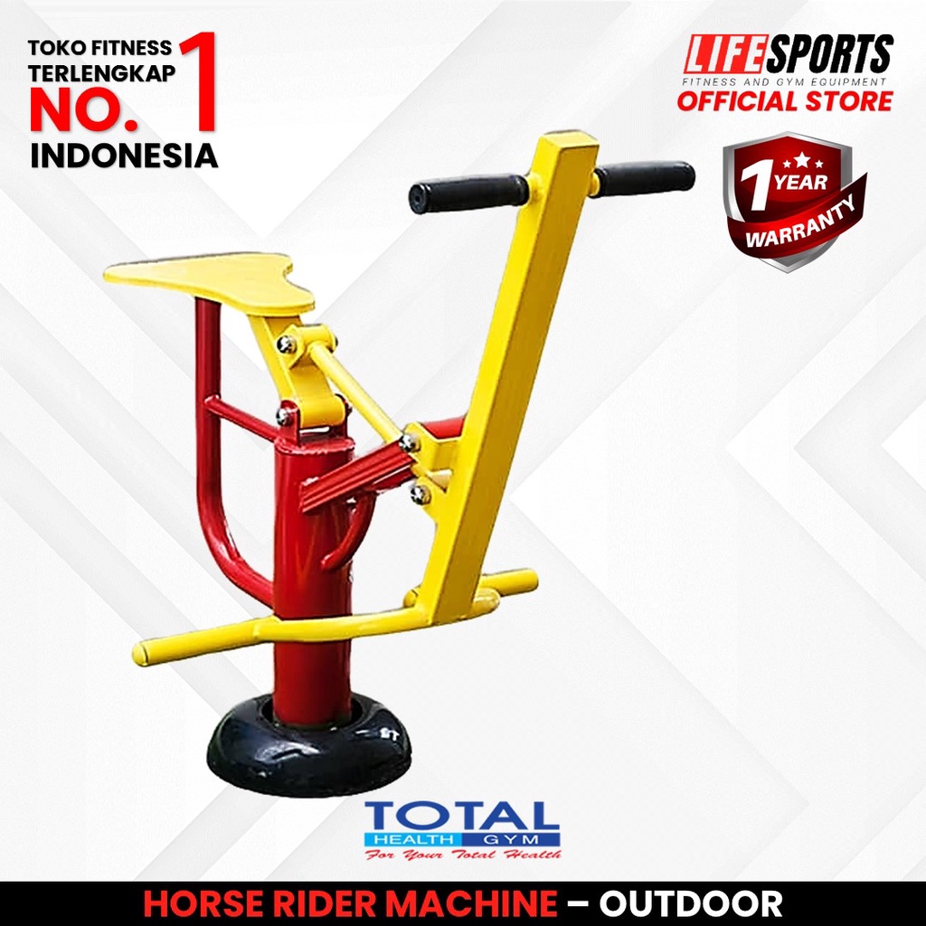 Jual TOTAL - New Alat Olahraga Latihan Cardio Sport Gym Horse Rider ...