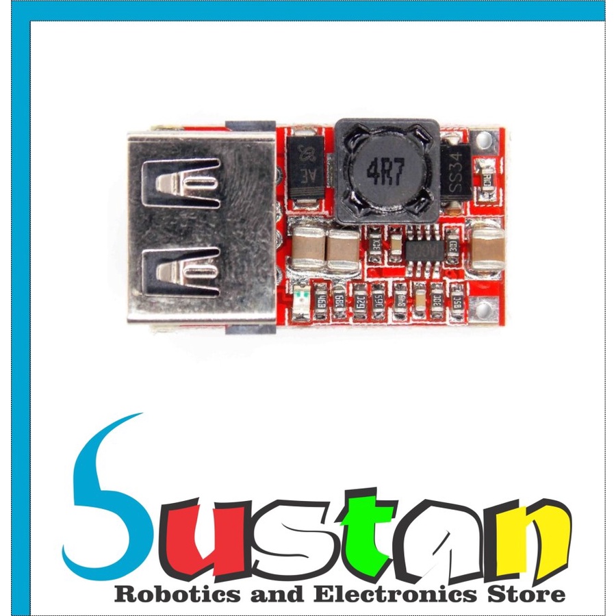 Jual Buck Module DC 6-24V Step down USB Mini 5V 3A Charger Replace ...