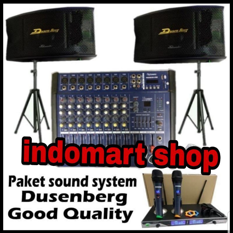 Jual Promo Paket Sound System Rosengberg PMX 802D ( Bluetooth USB ...
