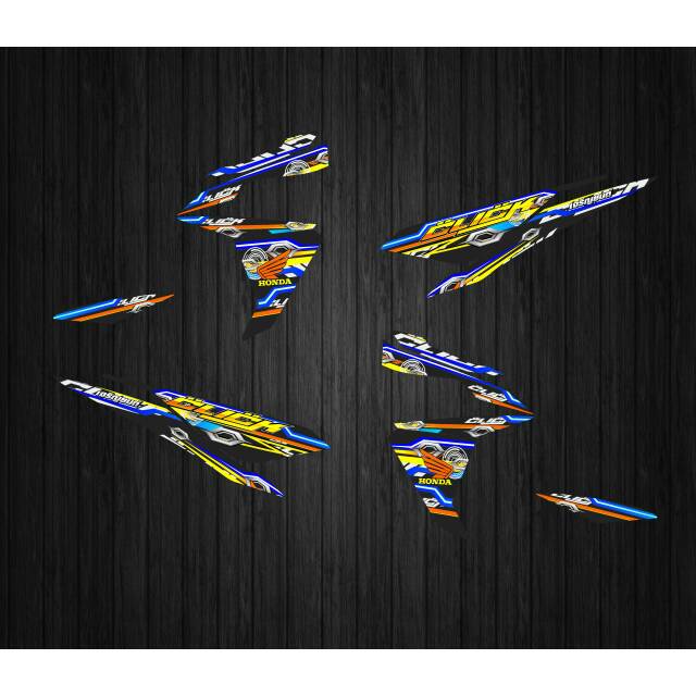 Jual STIKER STRIPING DECAL VARIO NEW LED 125/150 NONOT 001 (2016-2017) | Shopee Indonesia