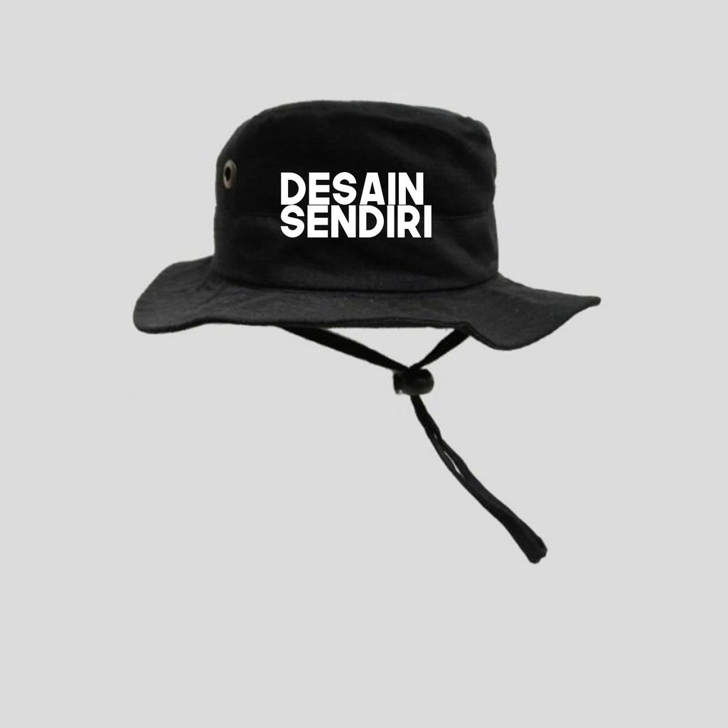 Jual TOPI RIMBA GRATIS DESAIN SENDIRI/ CUSTOM DESAIN SENDIRI | Shopee ...