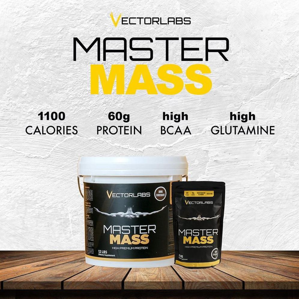 Jual Vectorlabs Mastermass 2Lbs 2Lb 900 Gram 2Lbs Gainer Vector Labs ...