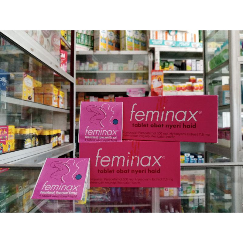 Jual Feminax 4 Tablet | Obat Nyeri Haid - ED 07/2028 | Shopee Indonesia