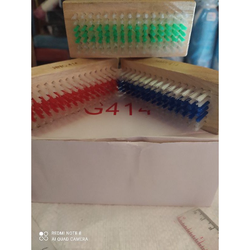 Jual Honaga 414 Sikat Cuci Serbaguna gagang Kayu - Warna (sikat baju ...