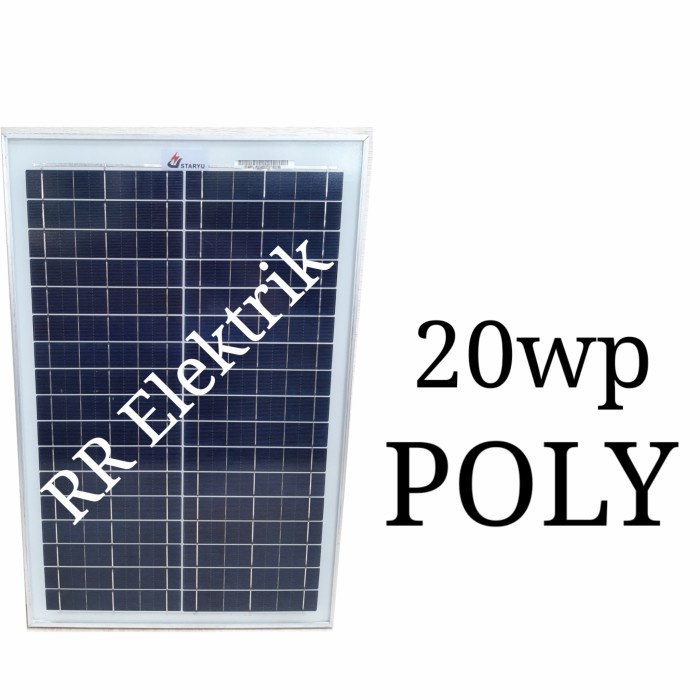 Jual Panel Surya Solar Cell Solar Panel 20wp Visero Poly BEST SELLER ...