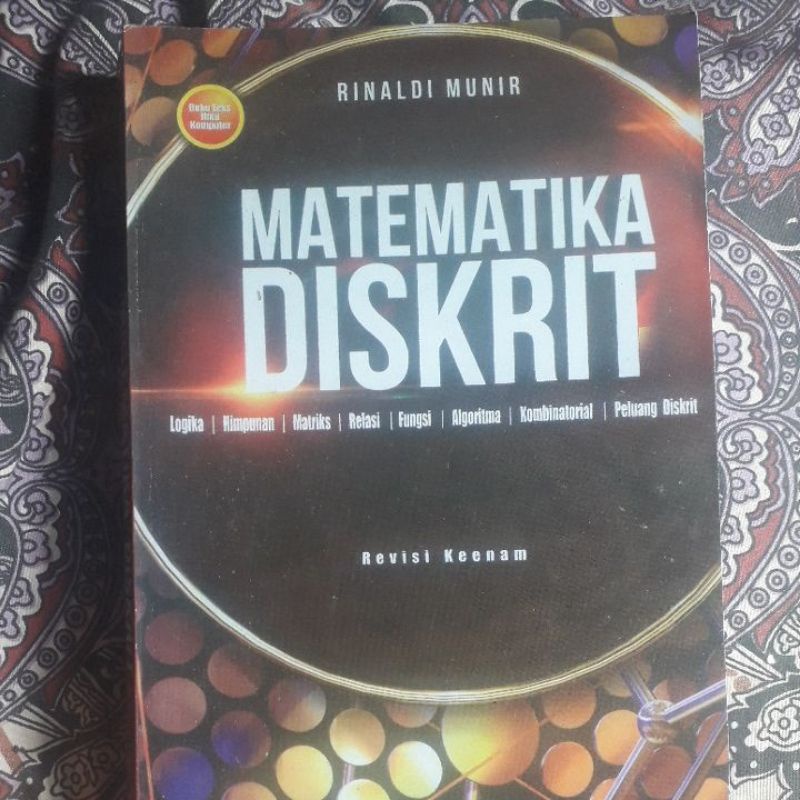 Jual Buku Matematika Diskrit Rinaldi Munir Revisi Keenam - Preloved ...