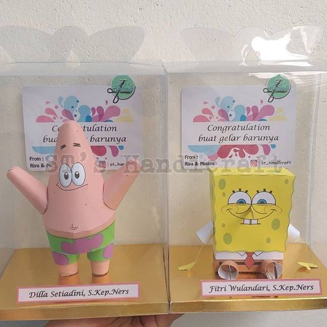 Jual Papercraft Spongebob / Patrick | Shopee Indonesia