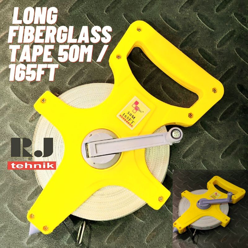 Jual Meteran Tancap Fiber 50 Meter Gulung Rol Tanam Tanah Bangunan 50m ...
