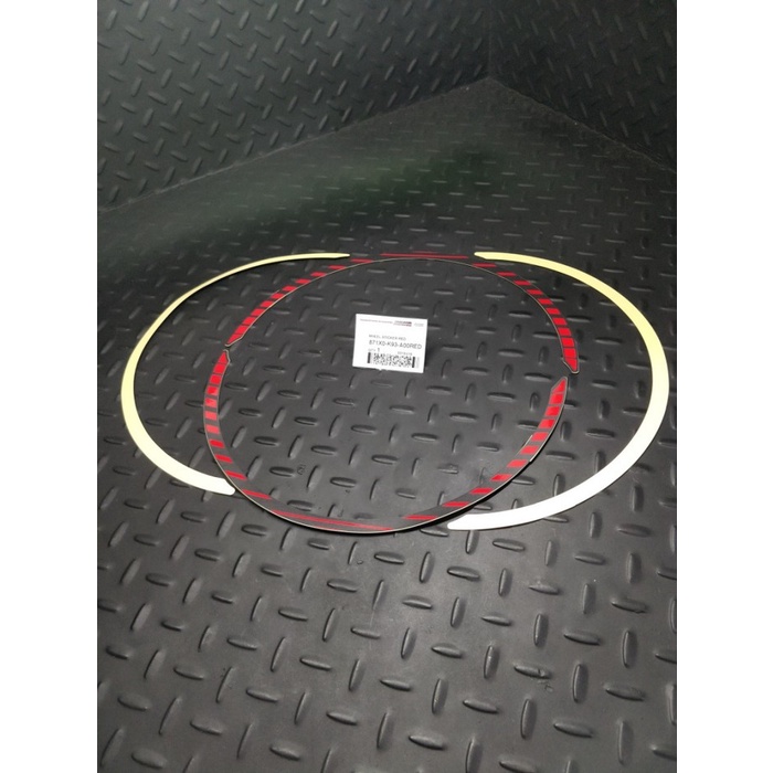 Jual Sticker Velg Wheel Rim Merah Honda Scoopy New K93 871X0K93A00RED ...