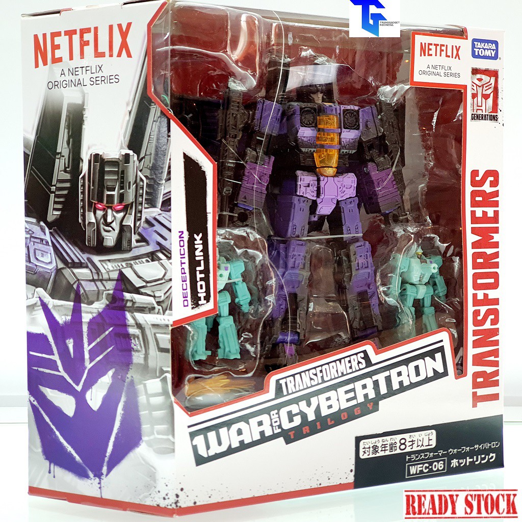 Jual Takara Tomy Transformers Generations WFC-06 Decepticon Hotlink - Hasbro Netflix Orginal ...