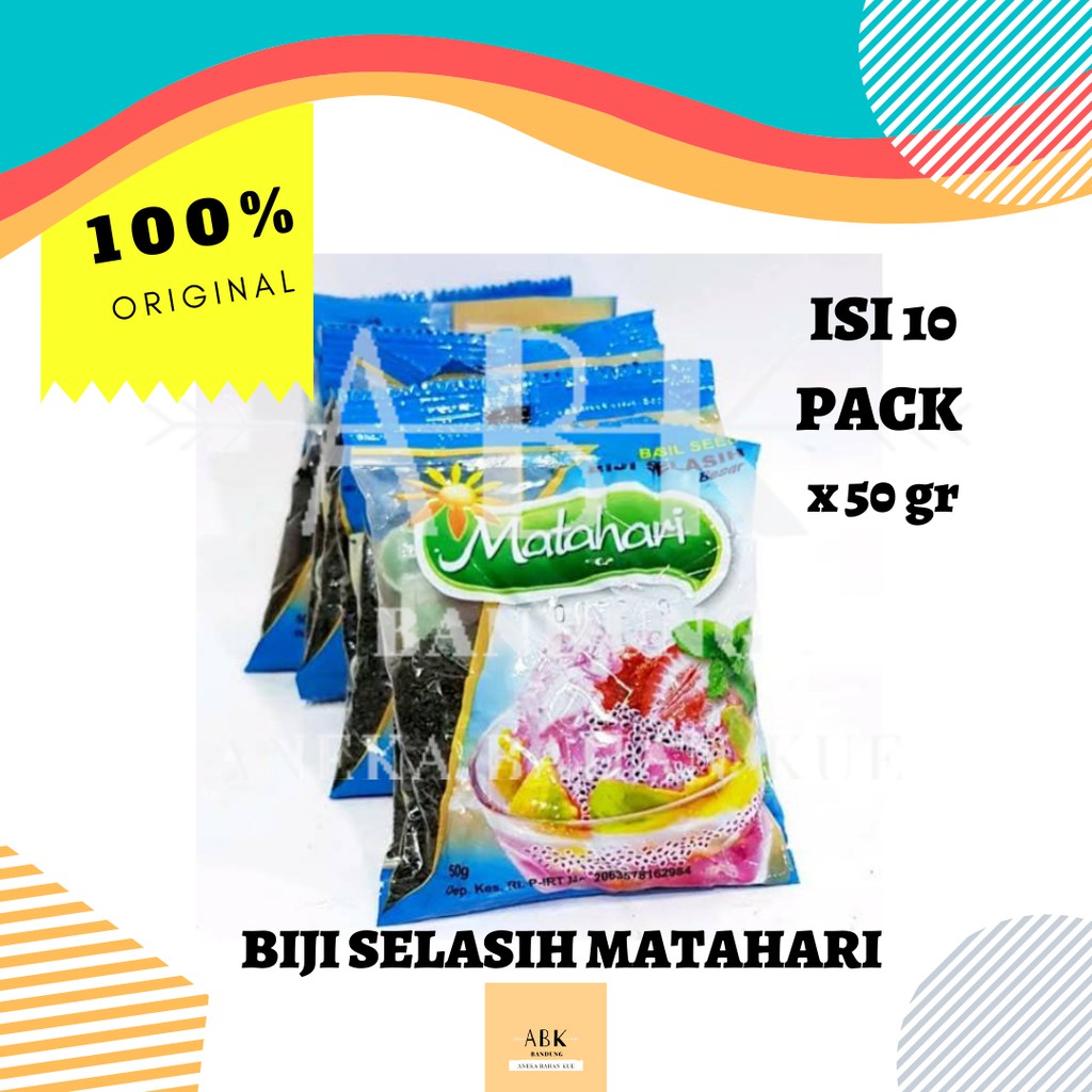 Jual BIJI SELASIH CAP MATAHARI 1 RENCENG ( 10 SACHET ) | Shopee Indonesia
